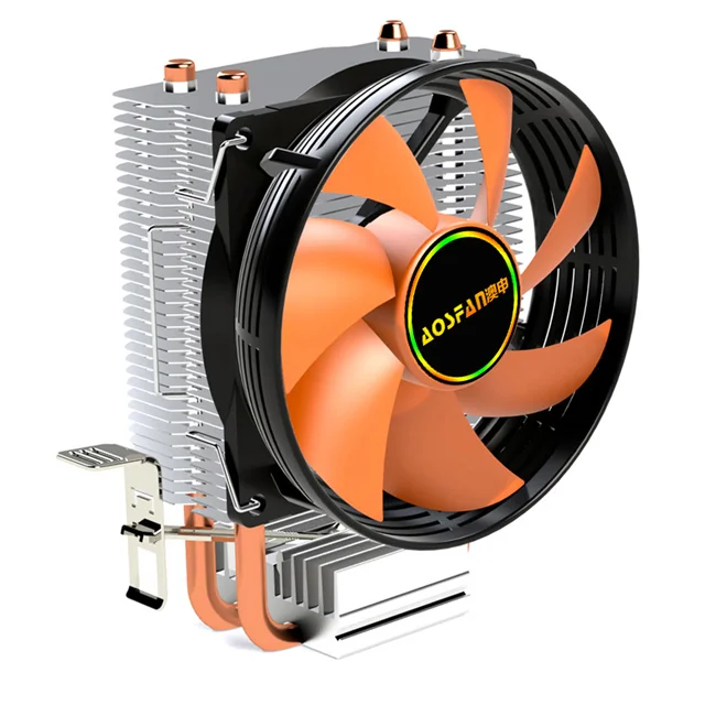 Cpu Copper Tube Heat Pipe Radiator Silent High Quality Control Air ...