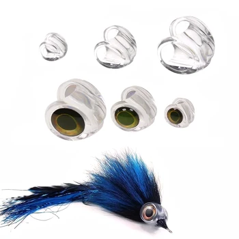 Clear Streamer Fly Tying Fish Head With 3d Fish Eyes Saltwater ...