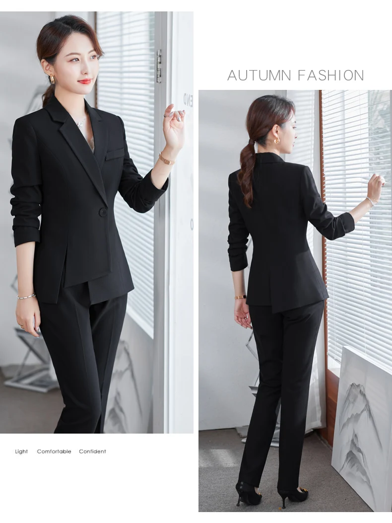 High Quality Fashion Wholesale 2 Piece Suit Set For Women Business