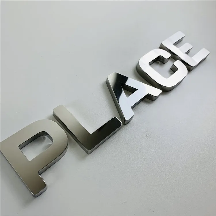 Metal Wall Letters 3d Stainless Steel Signs Channel Sign Letters ...