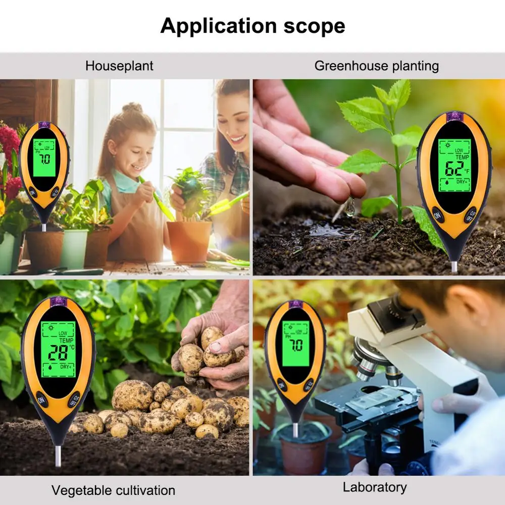 4 in 1 digital soil meter store
