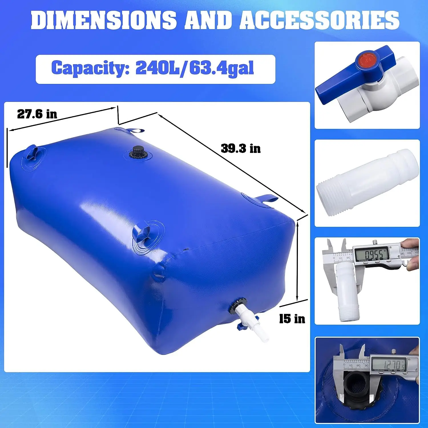 Dandelion Wholesale 10000 Liters PVC Portable Flexible Biogas Water ...