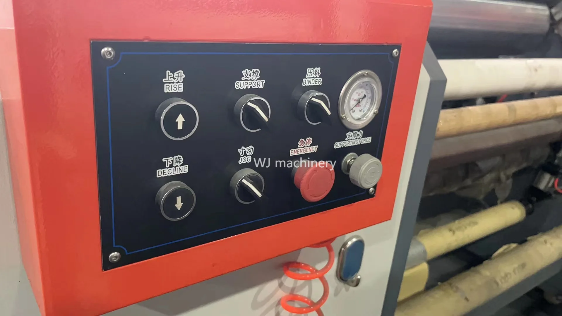 Wj Waterproof Transparent Clear Plastic Pvc Film Roll Slitter Rewinder ...