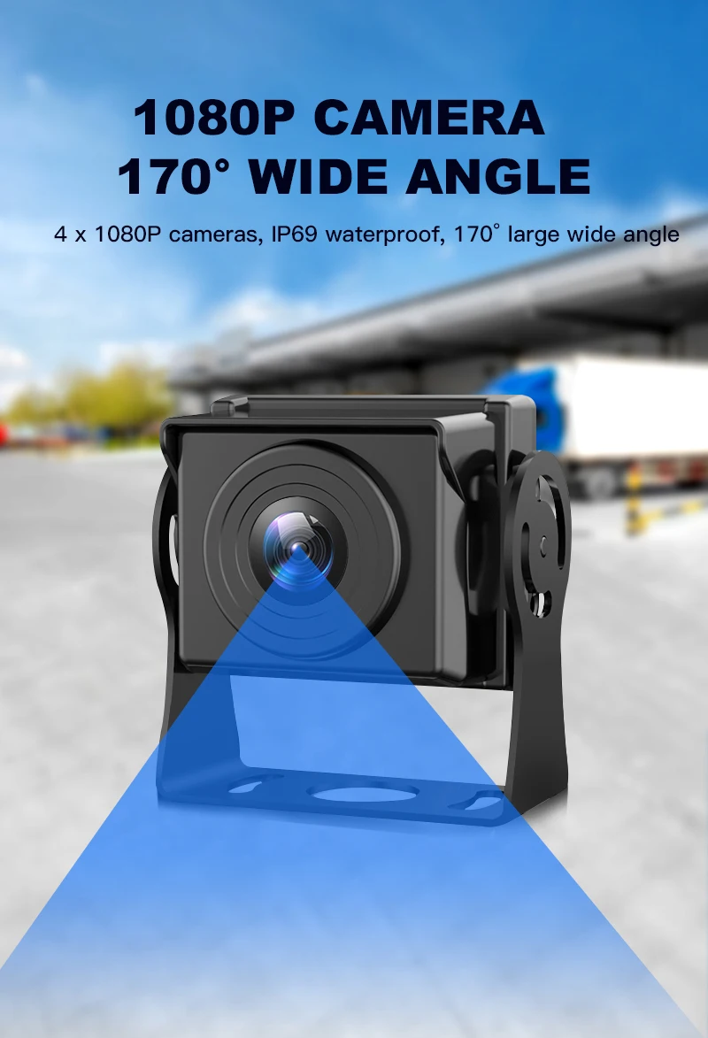 Cct 360 Degree Fire Truck Camera System In 3d For Surround View With ...