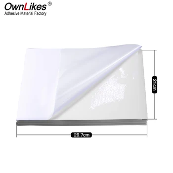 A4 Printable Pp Waterproof Self-adhesive Glossy Matte Decal Paper Sheet ...