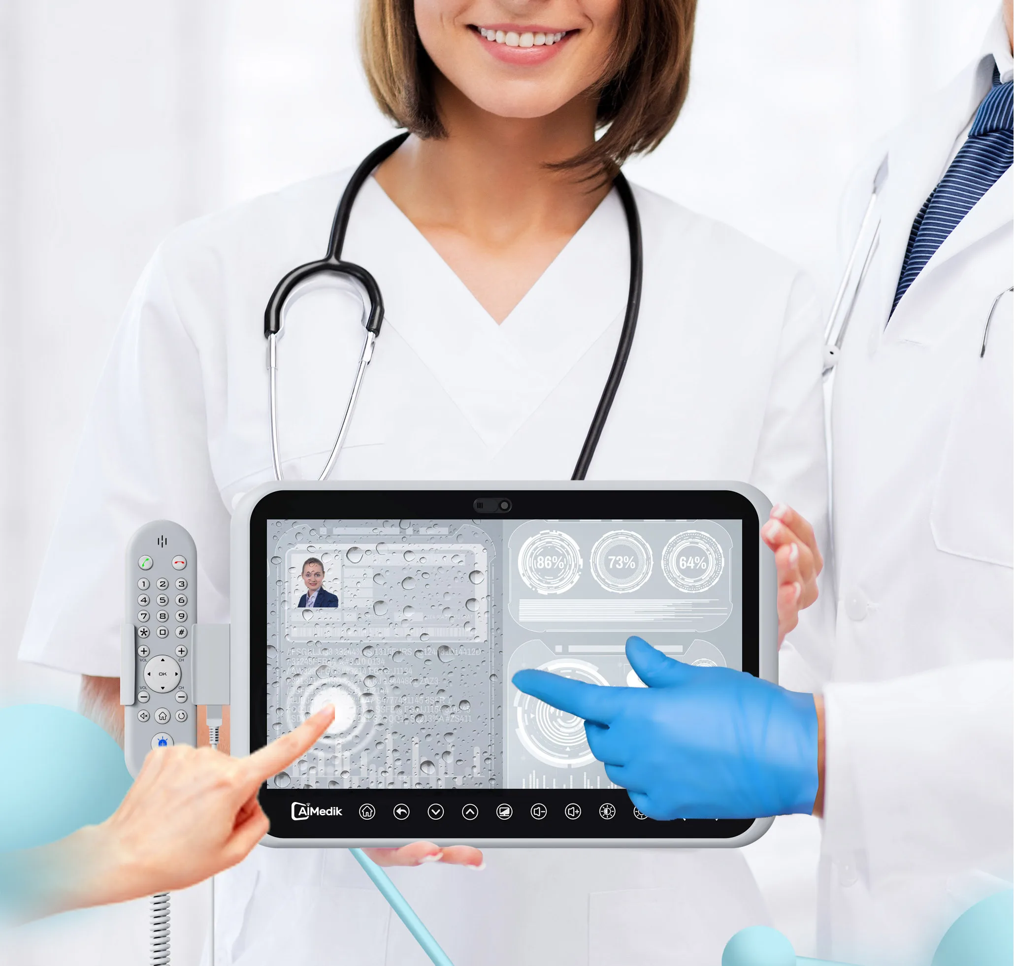 OEM ODM Hospital Grade 15.6 Inch Android OS Medical Tablet PC With One ...