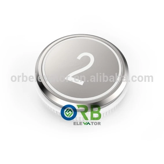 Elevator push button, Lift parts BAS241(EA2400), View round push button ...