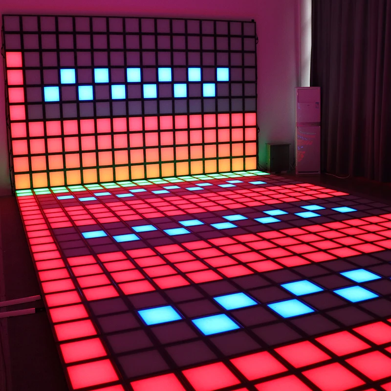 New Generation Interactive Tile Pixel XL Room Game LED Floor for Playground