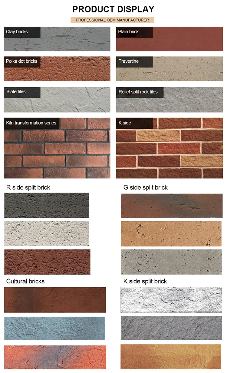 Modified Clay Materials - Durable Exterior Wall Tiles