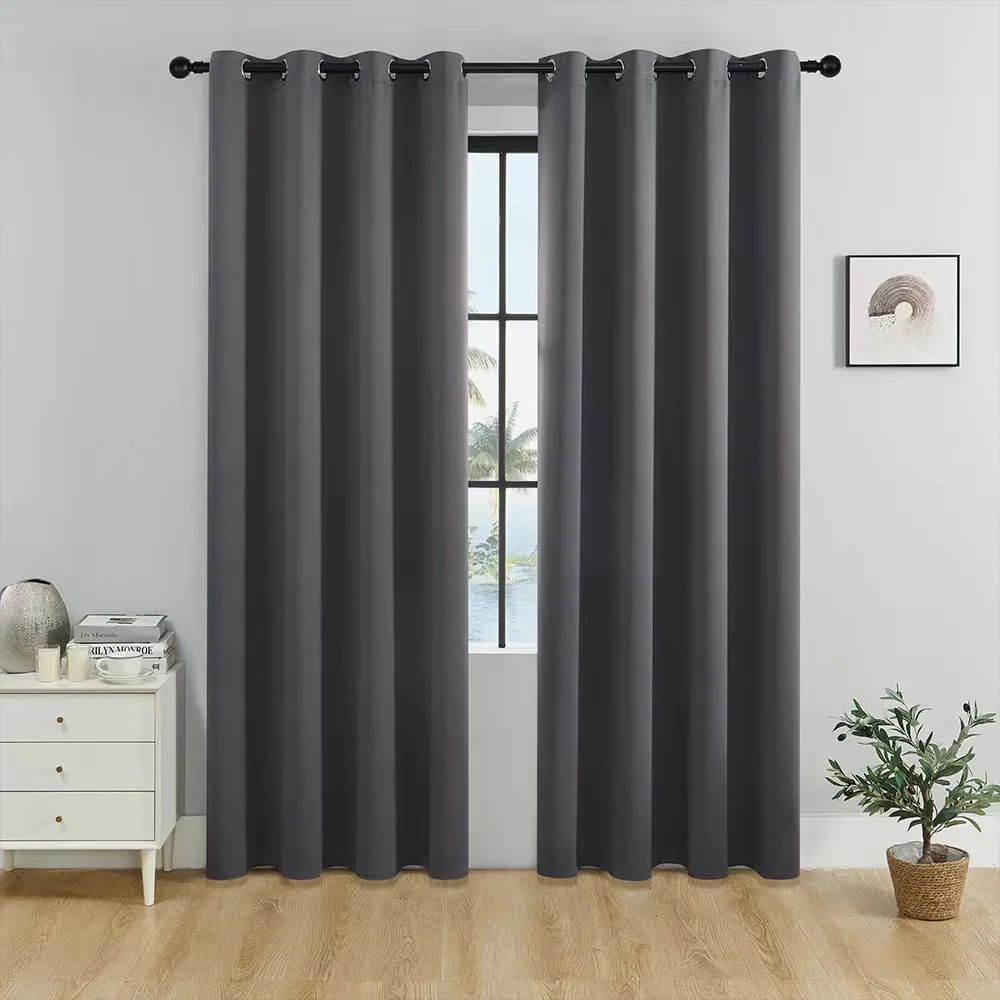 Blackout Curtain Home Decor Window Living Room Wave Shading Curtains ...