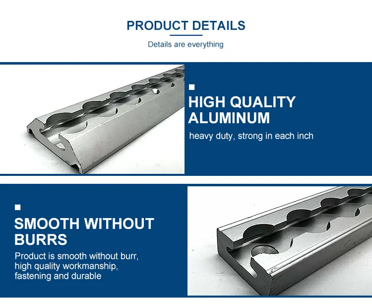 Angled L Track Aluminum Airline Rail Track Thick Seat Track - Buy Tie ...