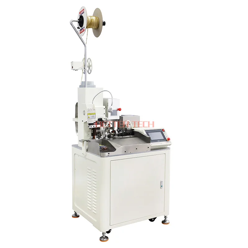 Fully Automatic Crimping and Insulation Sleeves Inserting Machine Wire ...