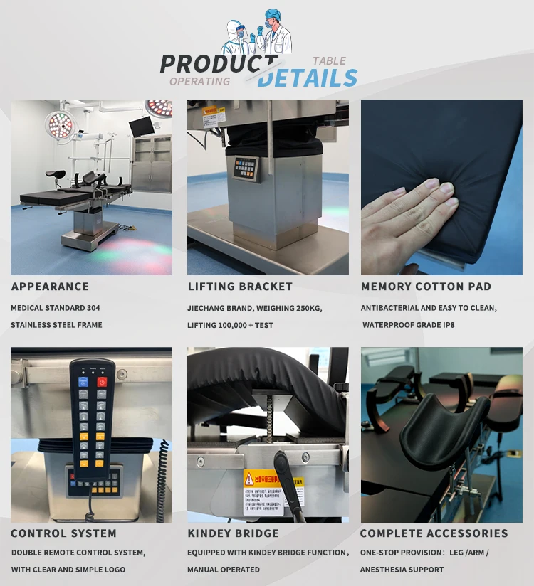 Medical Equipment Electric Surgical Ot Table Factory Price Delivery Bed ...