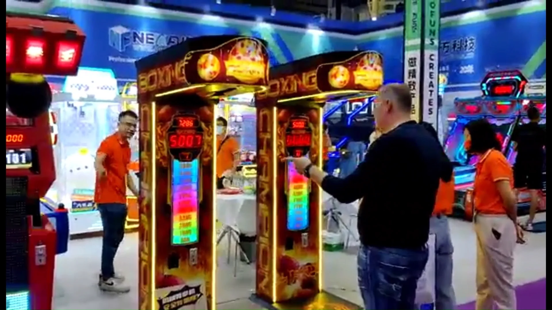 Ultimate Big Punch Coin Operated Redemption Arcade Game Punch Boxing ...