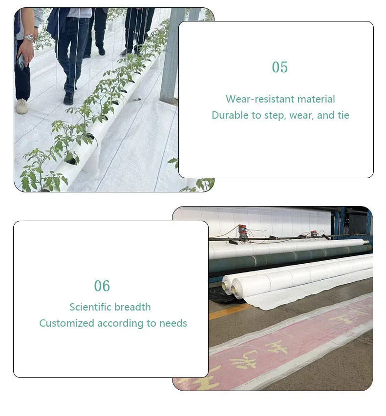 White Reflective Weed Barrier Weed Mat Woven Groundcover Custom ...