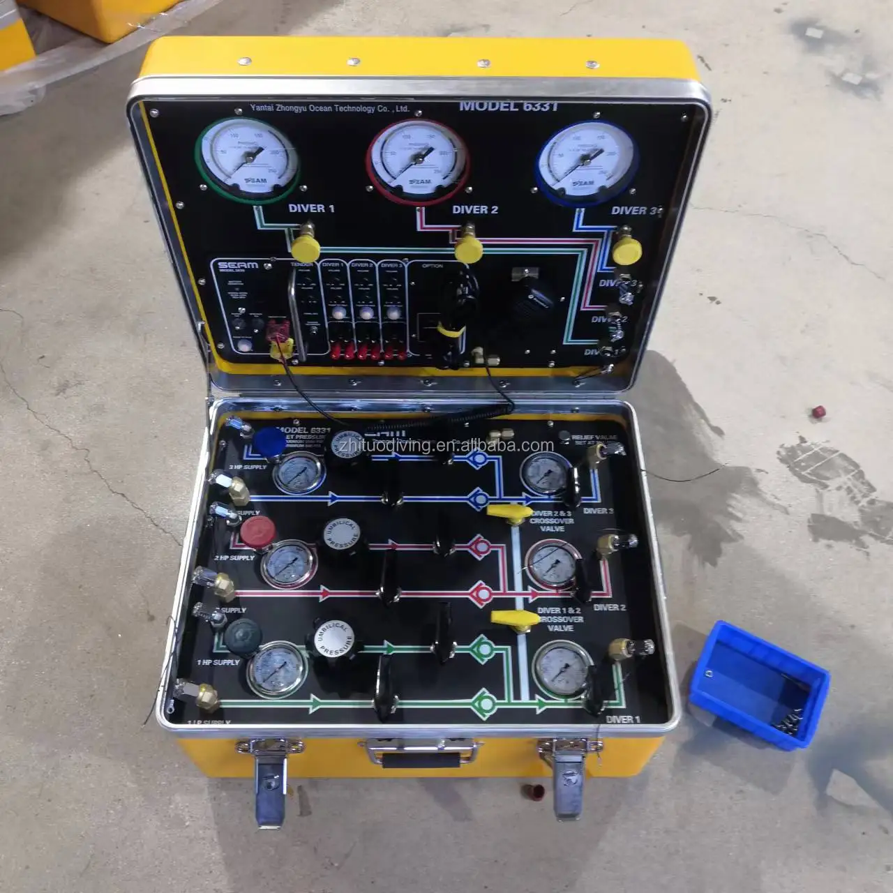 Diver Air Dive Control Panel - Professional Commercial Diving
