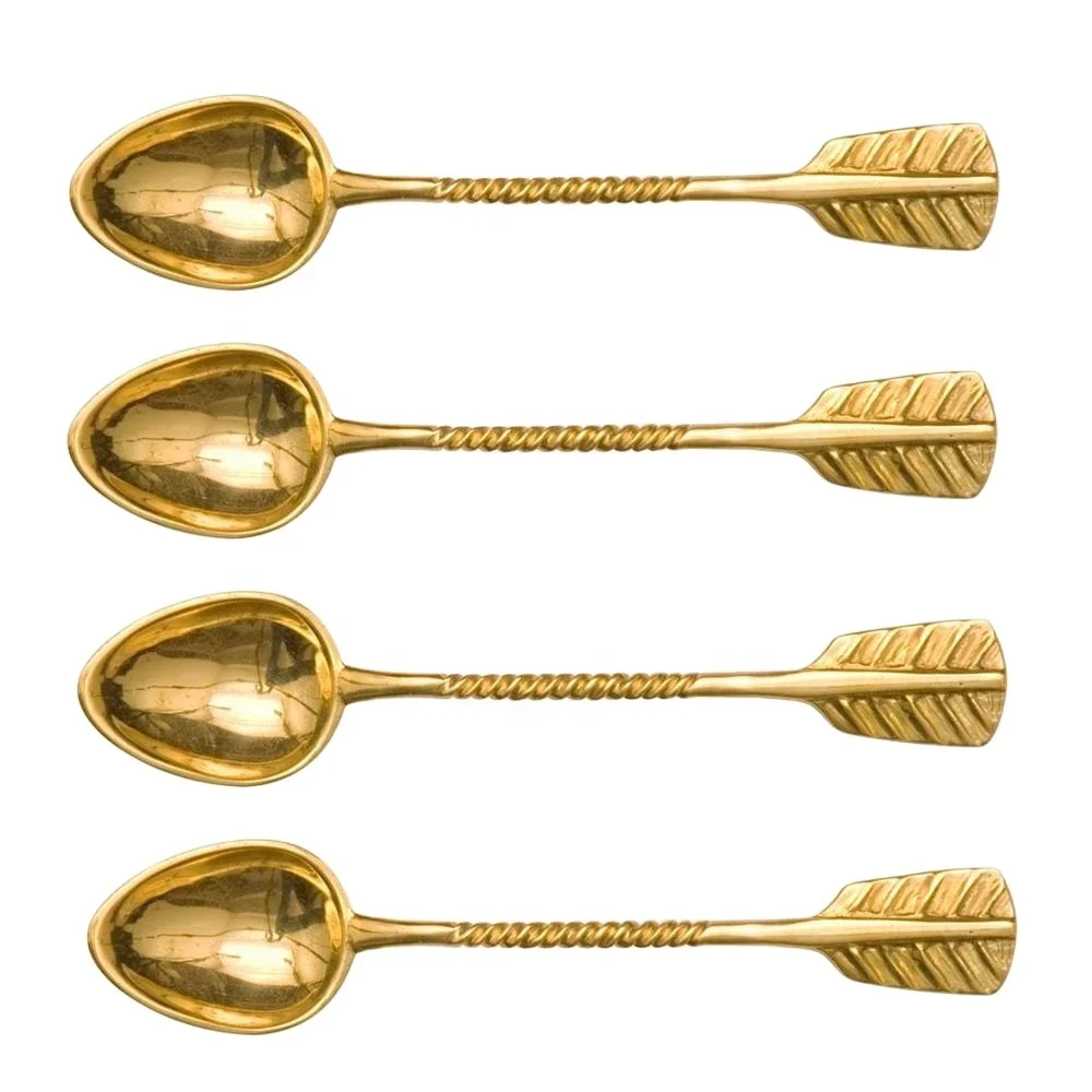 High Quality Wedding Dinner Spoon Stainless Steel Tableware Brass ...