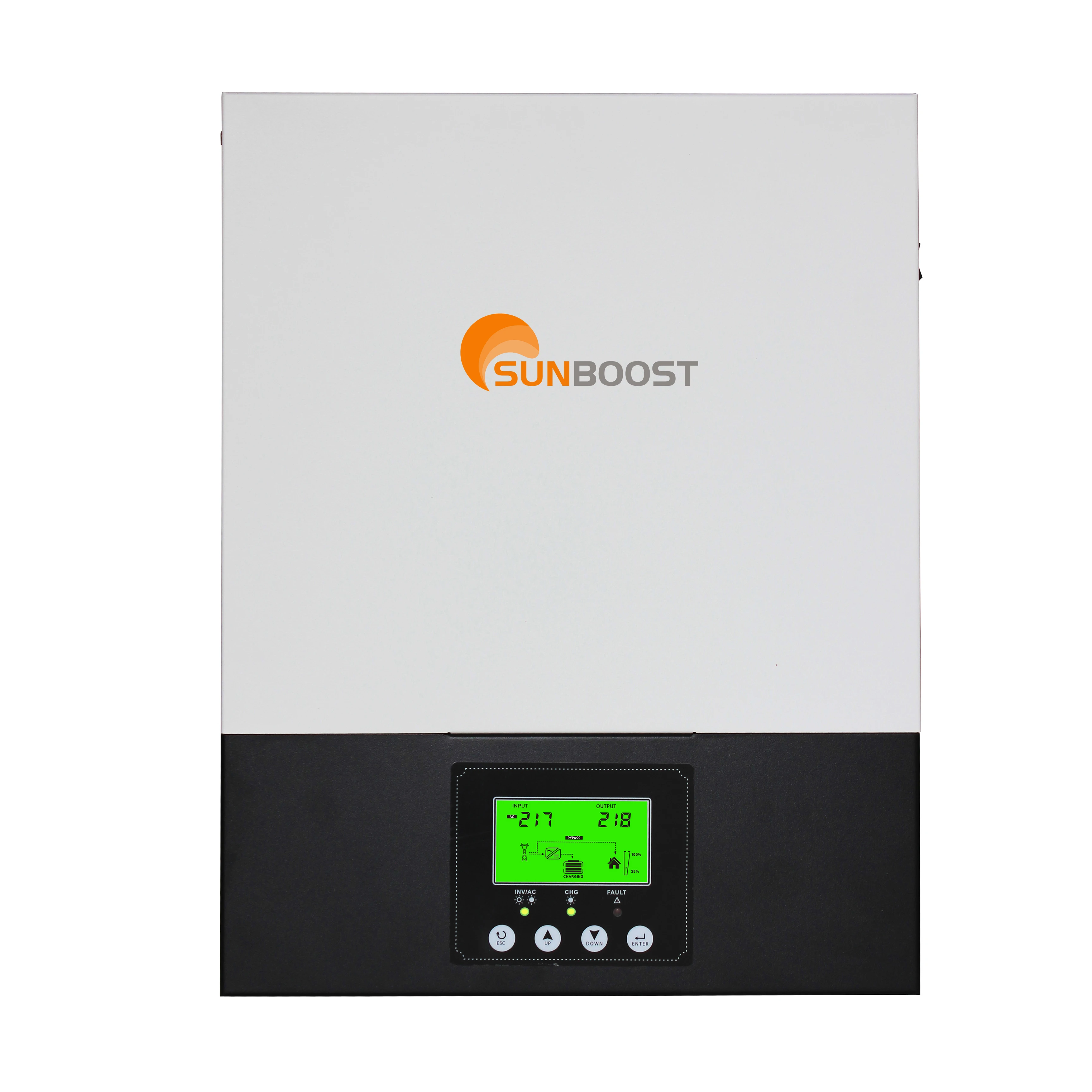 Sunboost 1.5kw 3kw Mppt Hybrid Solar Inverter 3000w 12v 12 Volt String ...