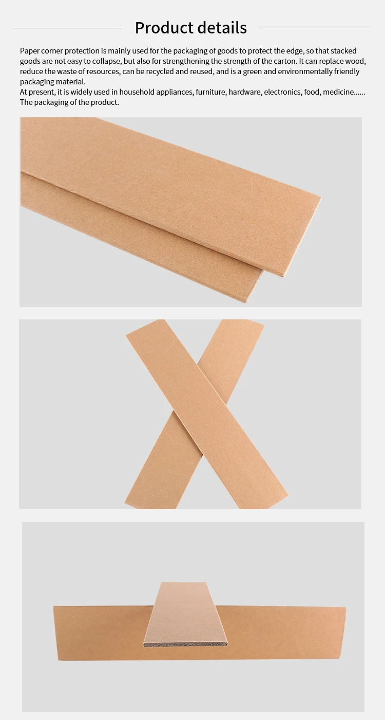 L-shape Pallet Carton Paper Angle/corner/edge Protector Paper Tablet ...