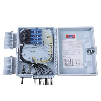 Black Or Grey Color Telecom Fiber Optic Box With Plc Splitter Fdp Tb ...