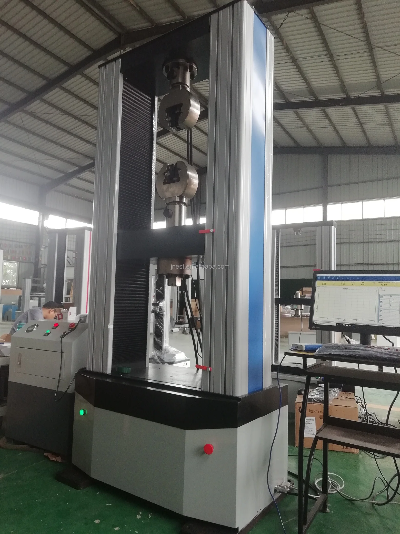 150kn 15t Electronic Loading Universal Tensile Strength Testing Machine ...