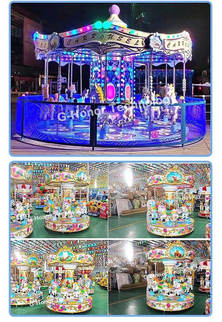 Musical Carousel - Fun Indoor Ride for 6 Kids at Once