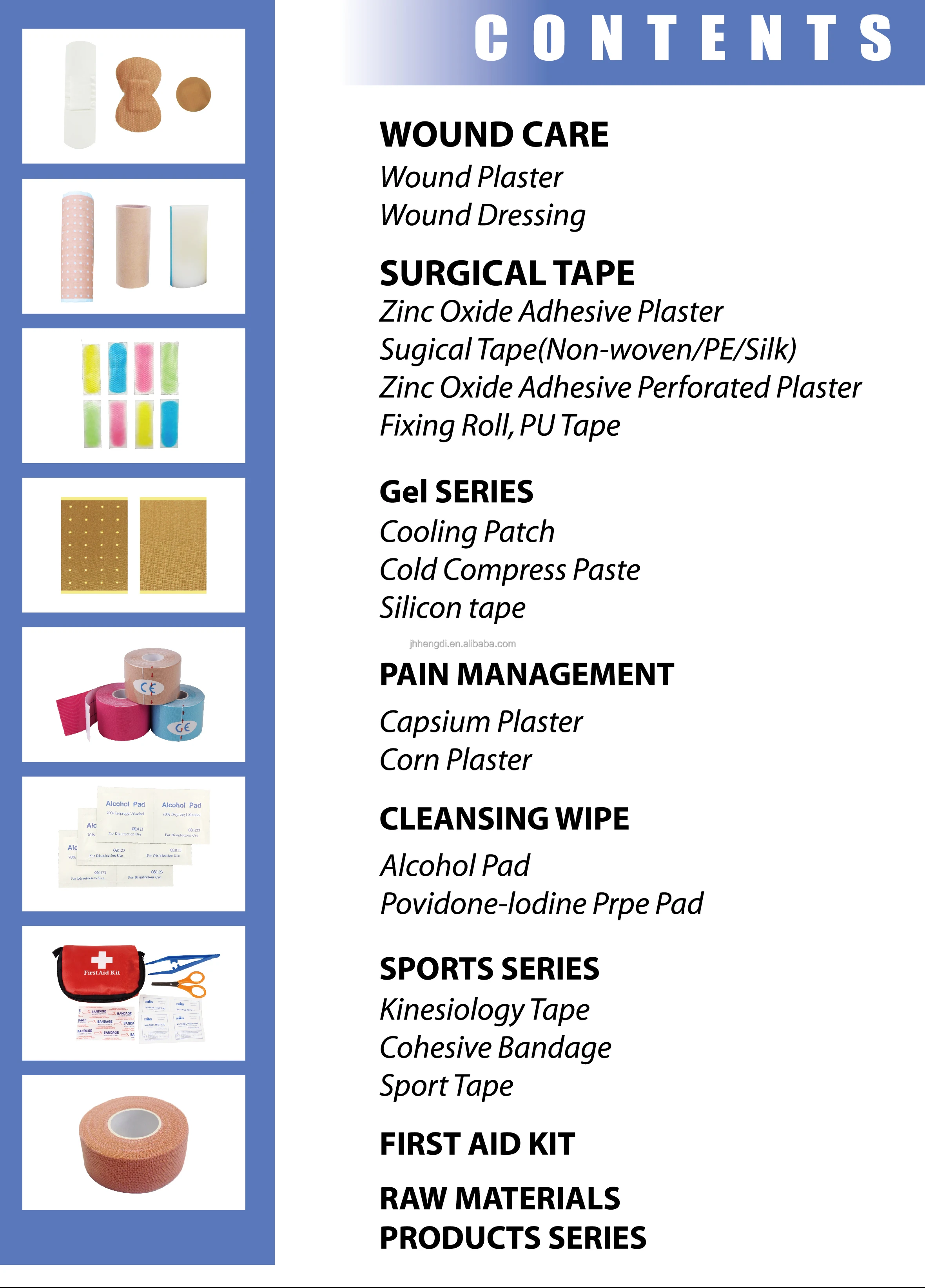 Jumbo Rolls for Wound Plaster Bandage White Cotton/Non Woven/PE/PVC ...