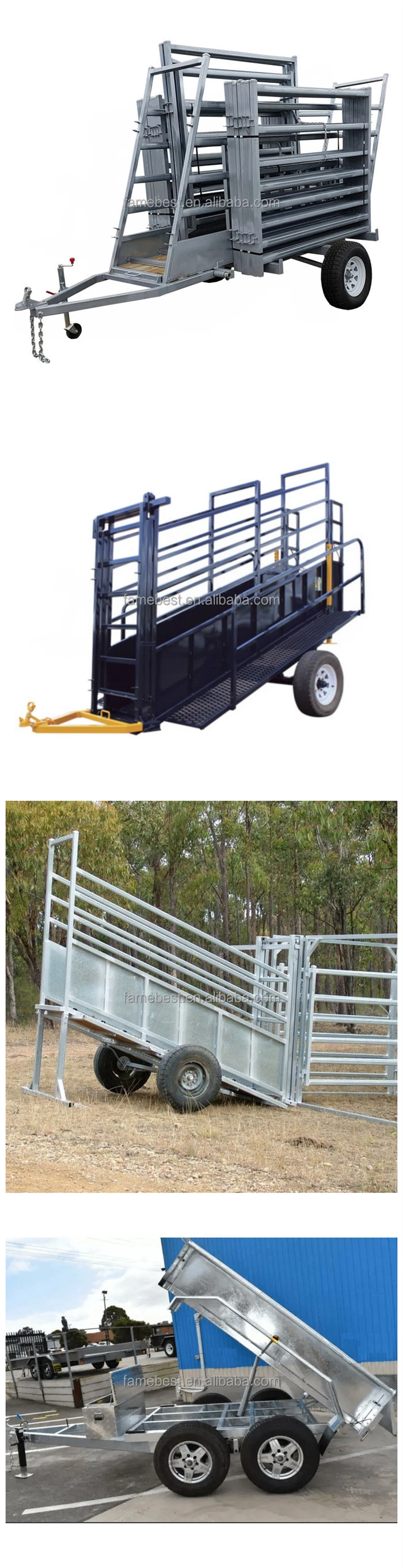 Cattle Handling Equipment Plans Adjustable Loading Ramp,Cattle Ramps ...