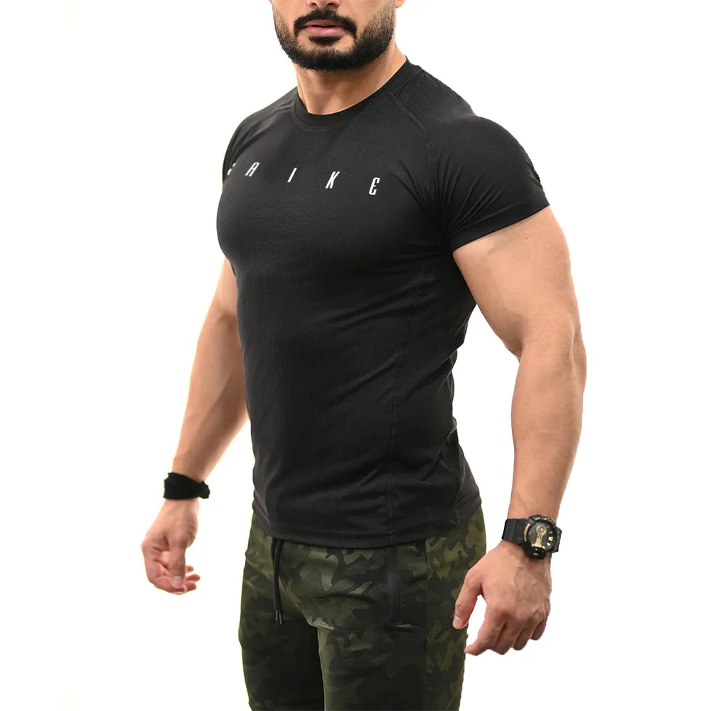 High Quality Bodybuilding Muscle Fit Compression Tshirts