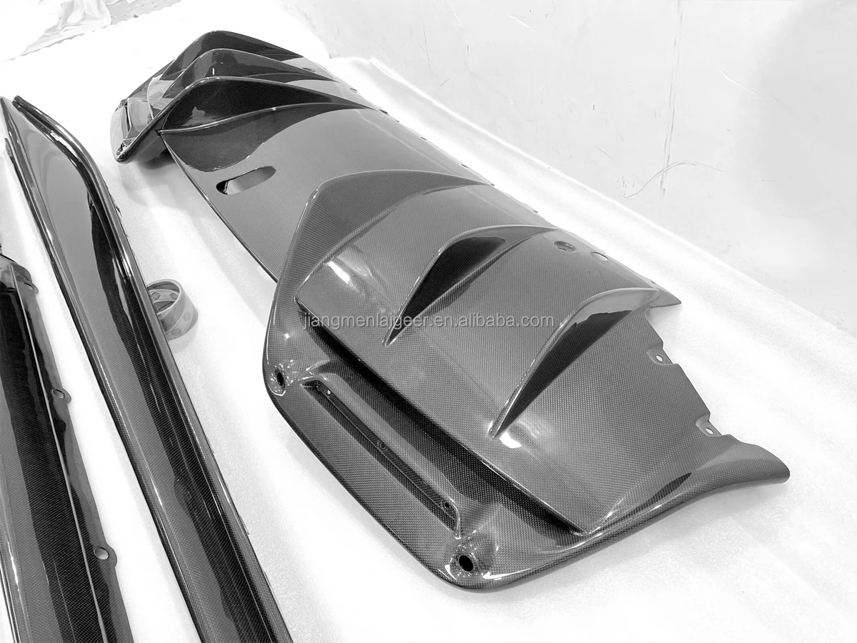 Carbon Fiber Modified Oem Rear Bumper Lip Spoiler Auto Parts Rear Lip ...