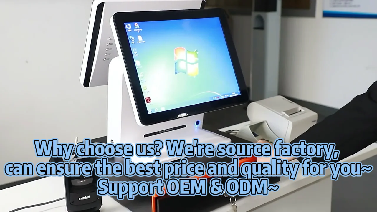 Smart Cashier Pos All In One 15.6 Inch Windows Touch Screen Cash ...