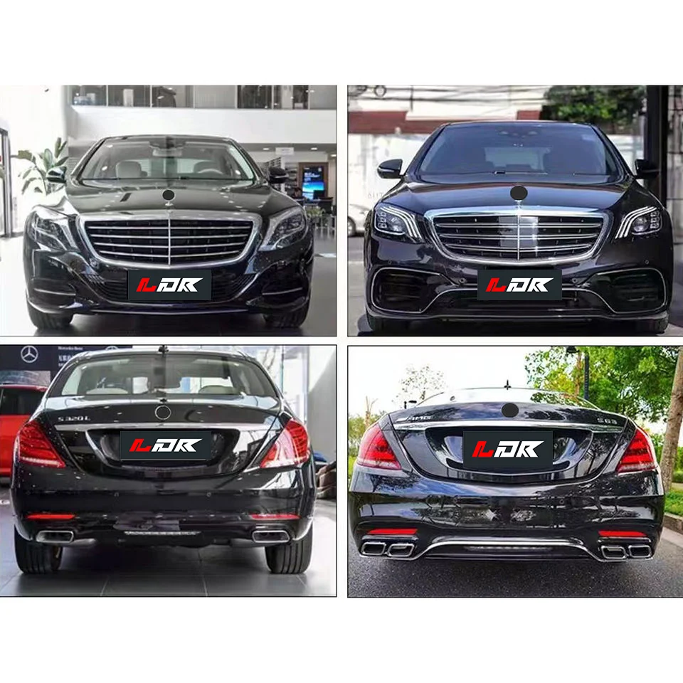 Pp Material Body Kit For Mercedes Benz S Class W222 14-18 Years Upgrade ...