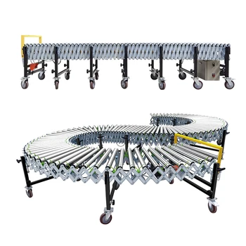 Motorized Telescopic Roller Conveyors For Efficient Carton Box ...