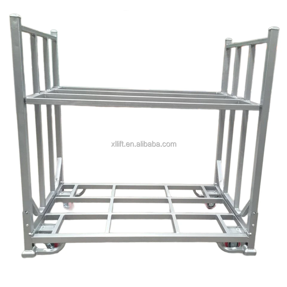 Adjustable Warehouse Steel Pallet Tyre Rack Tires Fold Storage Truck ...