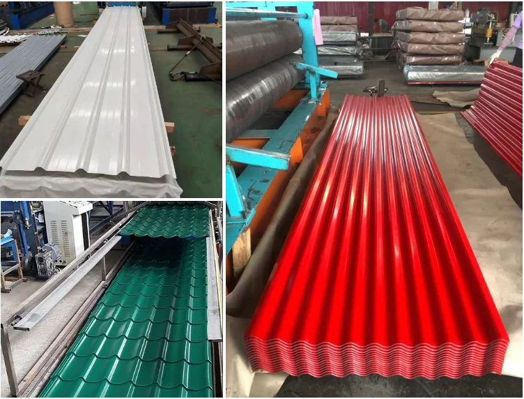 Heavy-Duty 22 Gauge Corrugated Metal RAL Roofing Sheet PPGI Plate With ...