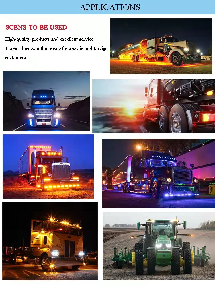 6" Oval Back-up Led Truck Tail Light High Quality Trailer Led Light ...