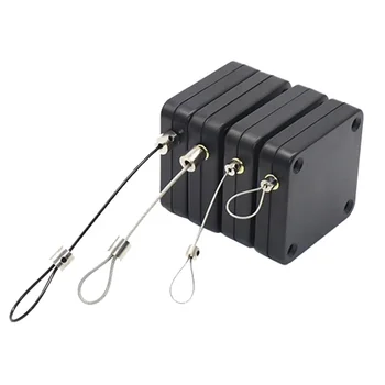Anti Theft Pull Box Retractable Security Steel Cable Tether Cable Pull ...