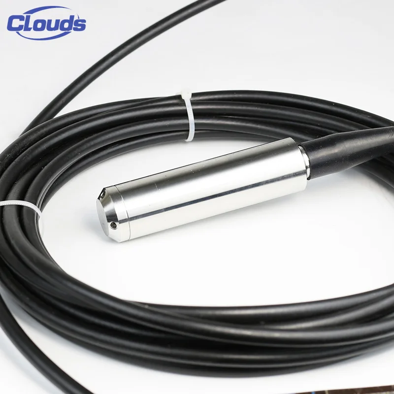 Clouds I2C RS485 0.5-4.5V tank water level sensor submersible pressure ...