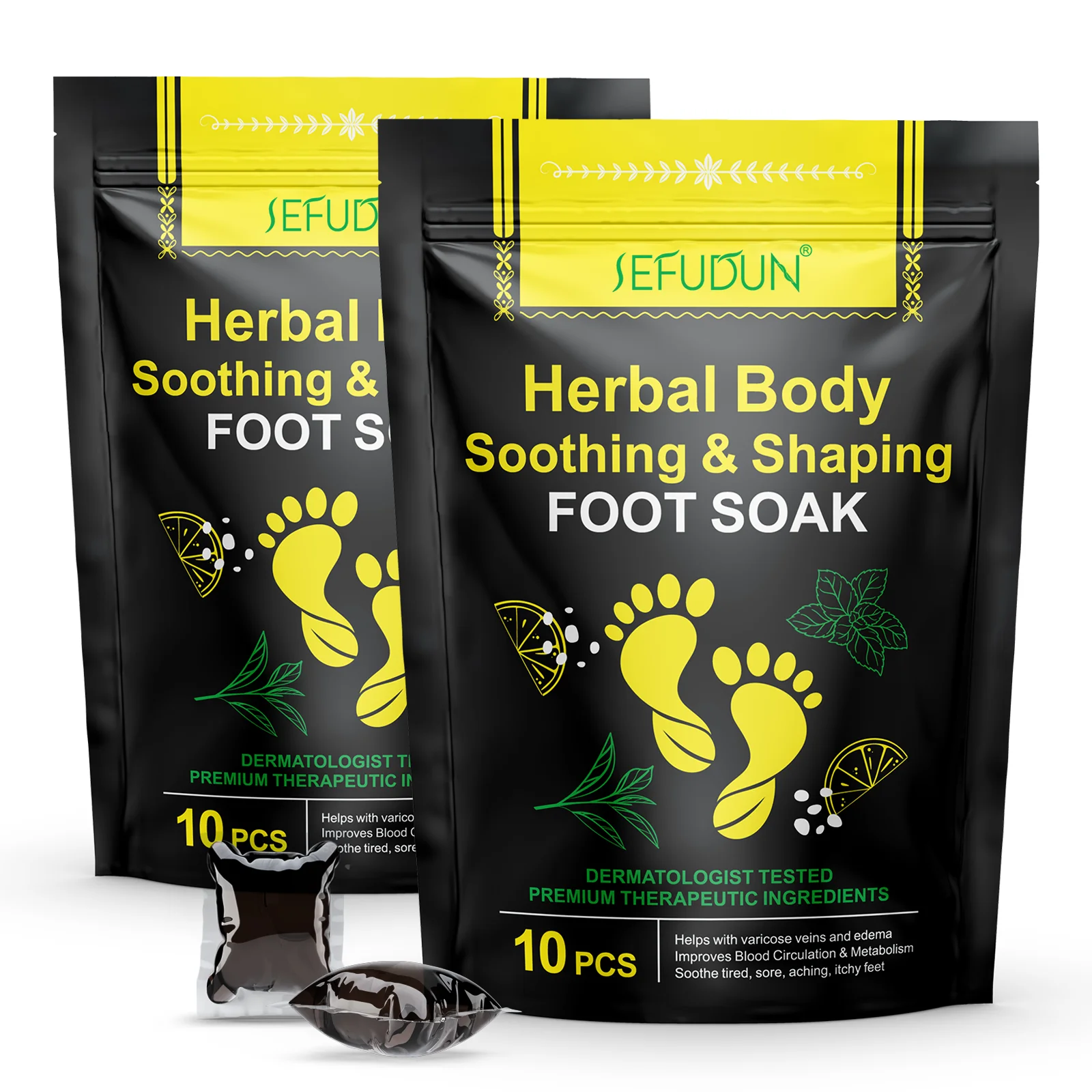 Wholesale Pedicure Detox Foot Soak Beads Pack - Soothing Shaping