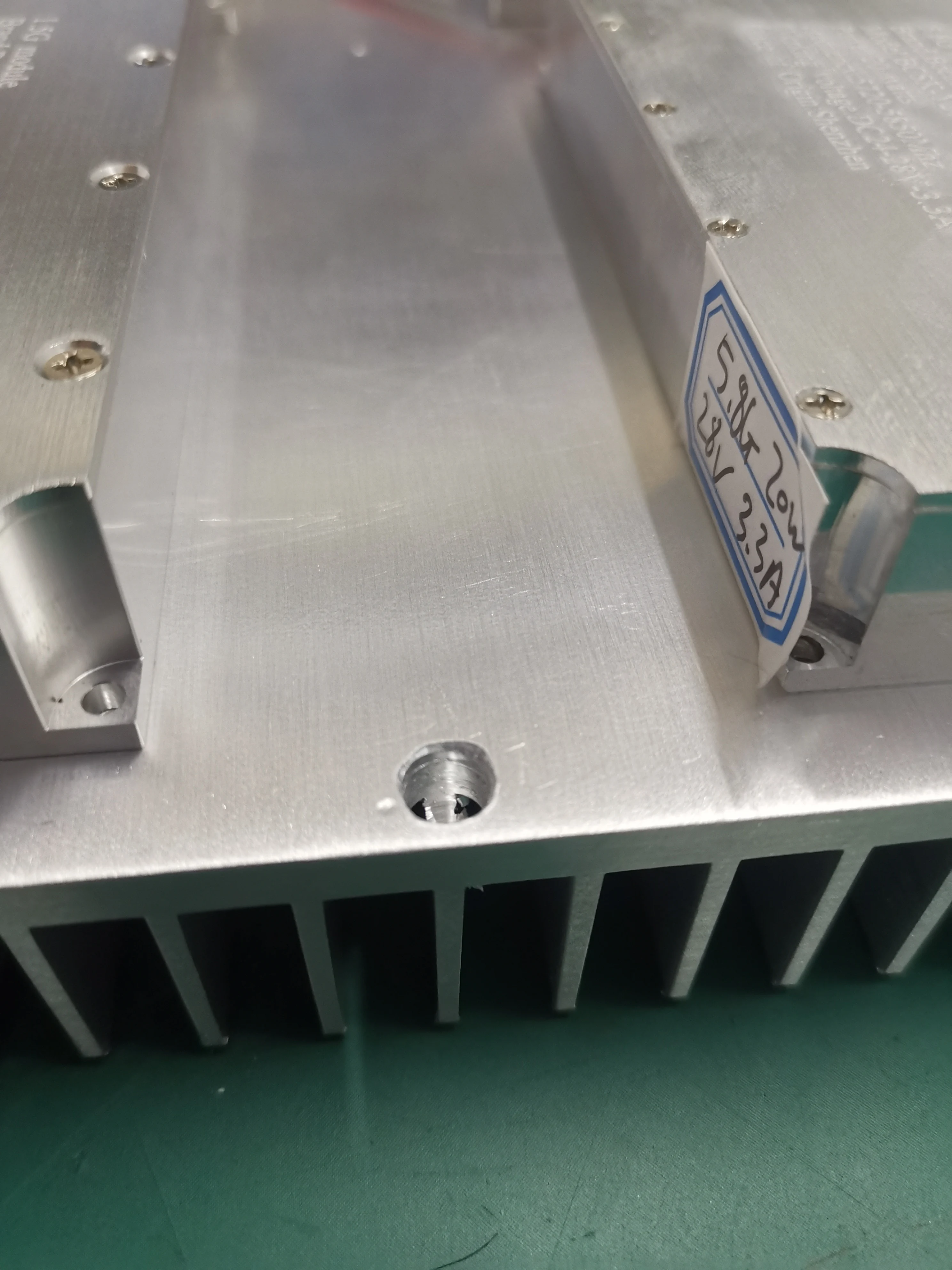 Aluminum Power Amplifier Module Electronic Heat Sink With Dense Teeth ...