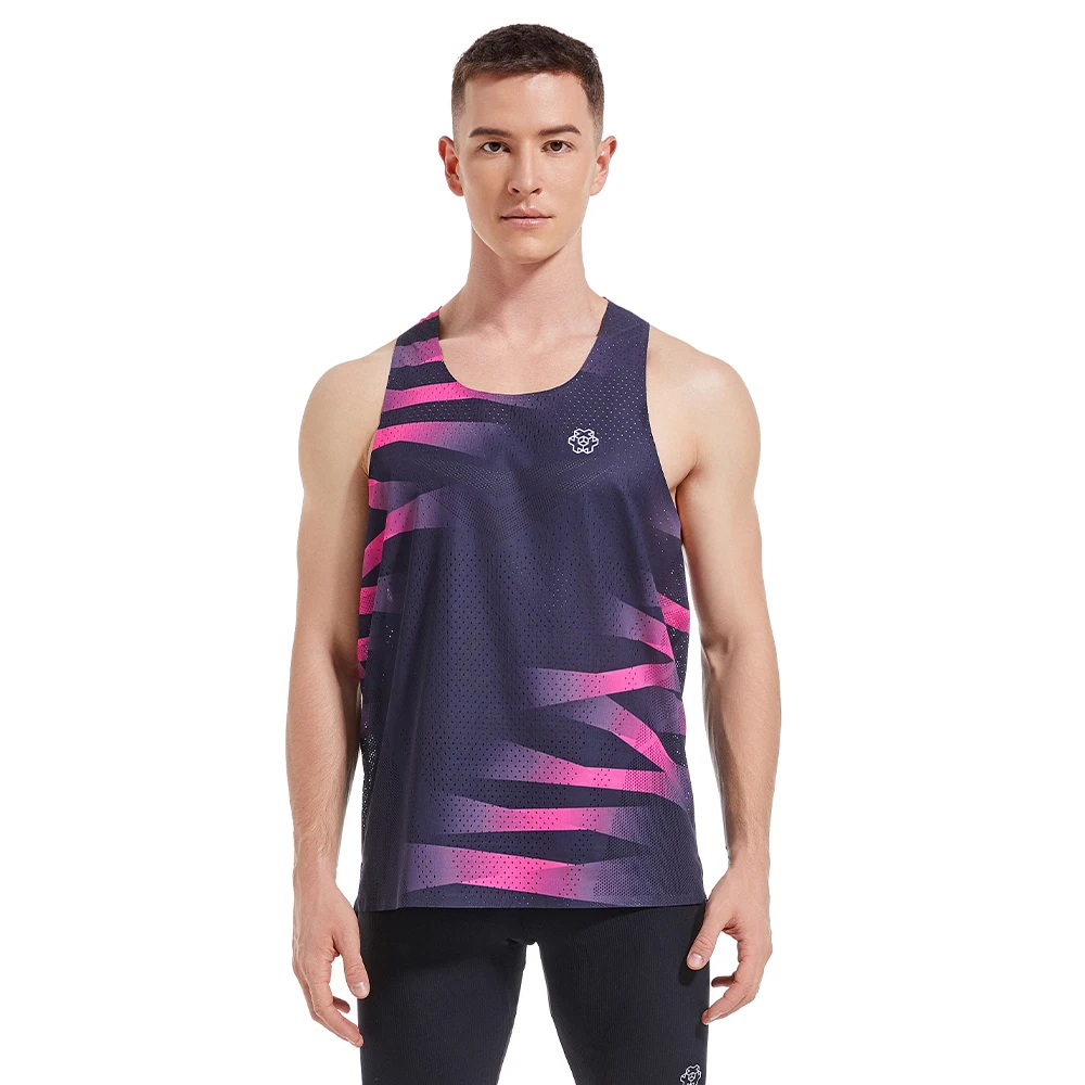 Custom Running Singlet Lightweight Marathon Tank Top Breathable Workout ...