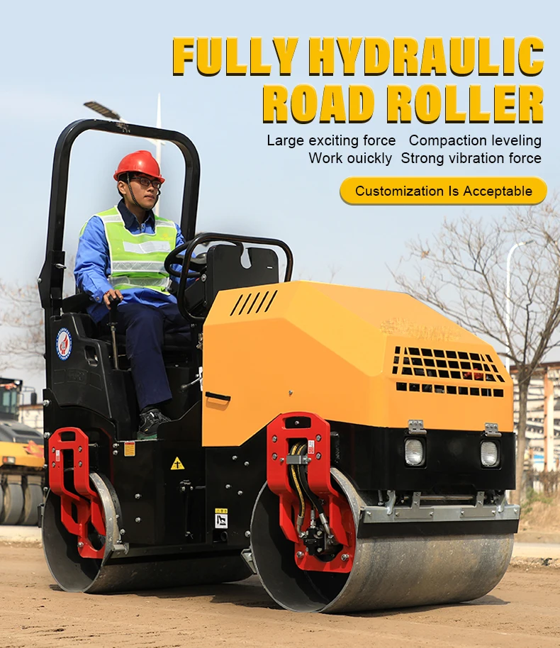Fully Hydraulic Driving Roller Small Trench Backfill Compactor Road ...