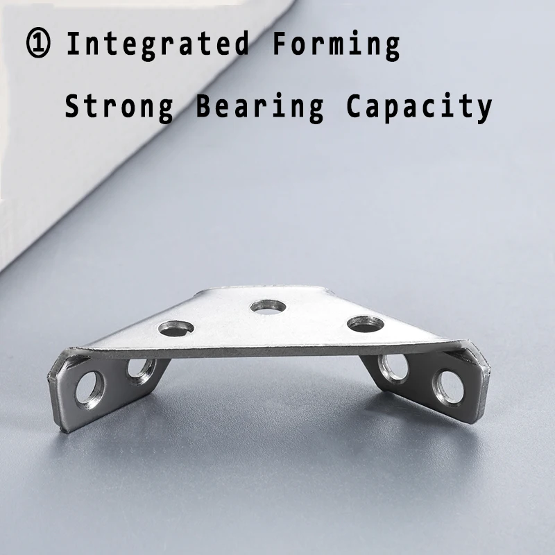 Multi-function Stainless Steel Triangular Metal Furniture Corner Brace ...