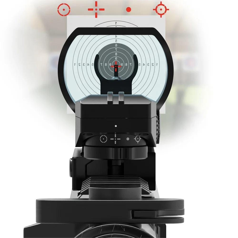 Reflex Sight With Multiple Reticle System Absolute Co-witness Red Dot ...