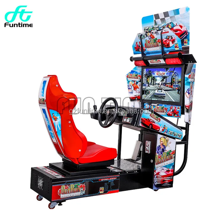 Outrun Coin Operated Car Racing Simulator - Fun Time Arcade