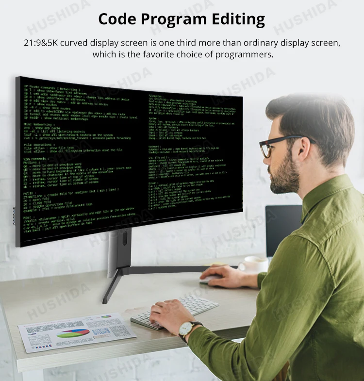 Super Wide Screen Multi Split Screen 40 Inch Monitors Pc Studio ...