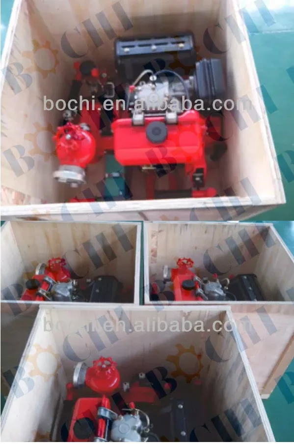 Hand Lift Motorized Fire Pump 13 Horsepower Gasoline Large Flow Water ...