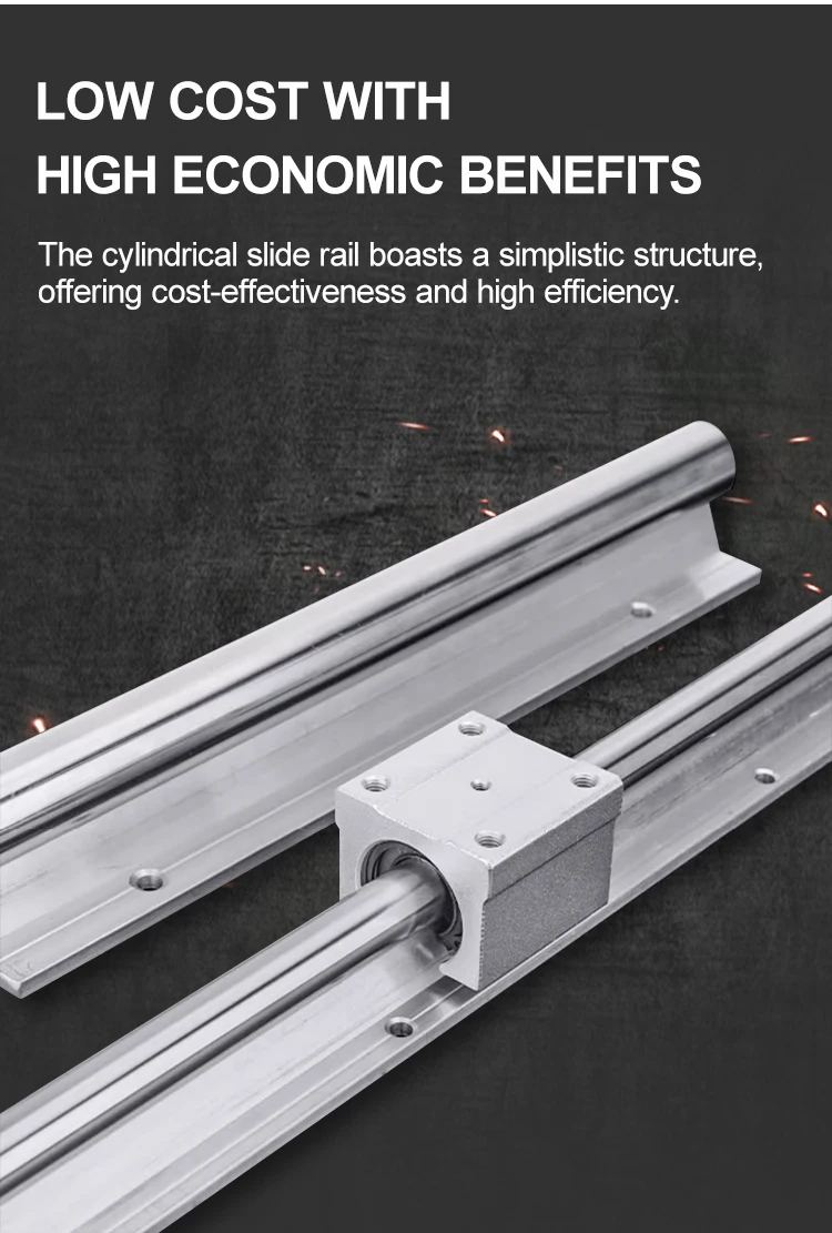 Cnc Linear Motion Block Sc8/10/12/13/16/20/25/30/35/40/50vuu Low Noise And High Precision Linear ...