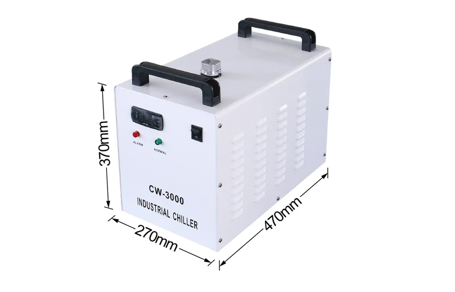 9L Industrial Chiller CW-3000 for Laser Cutting - High Productivity