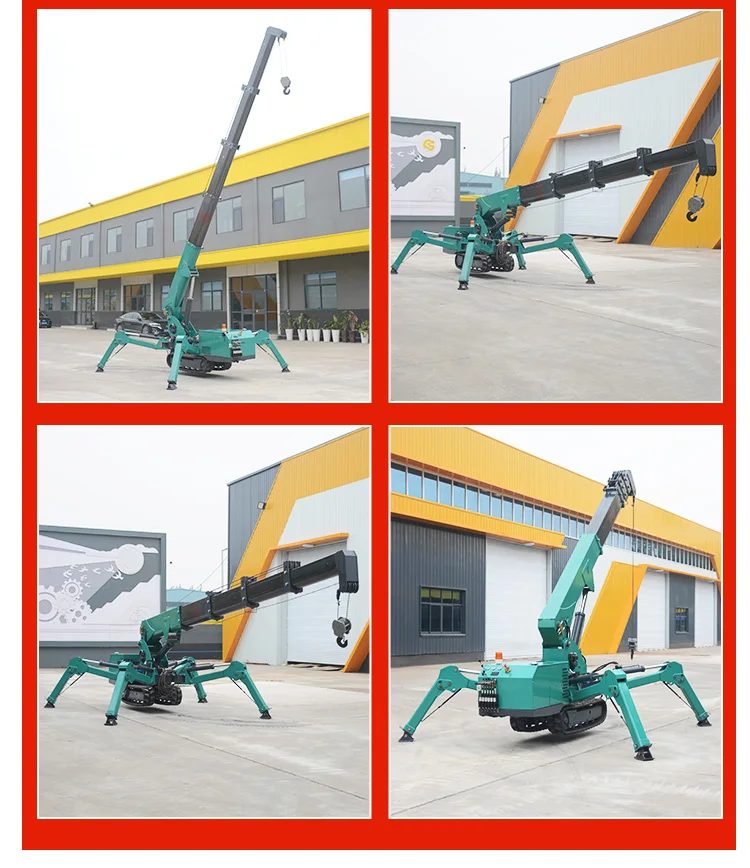 Spider Crane 8t Mini Spider Crawler Crane - Buy Mini Spider Crawler ...